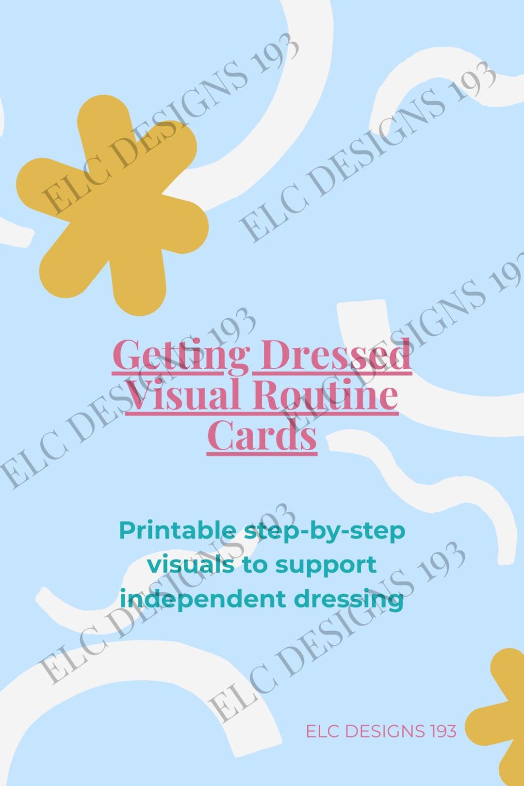 Getting Dressed Visual Routine for Kids | Printable Dressing Cards ...