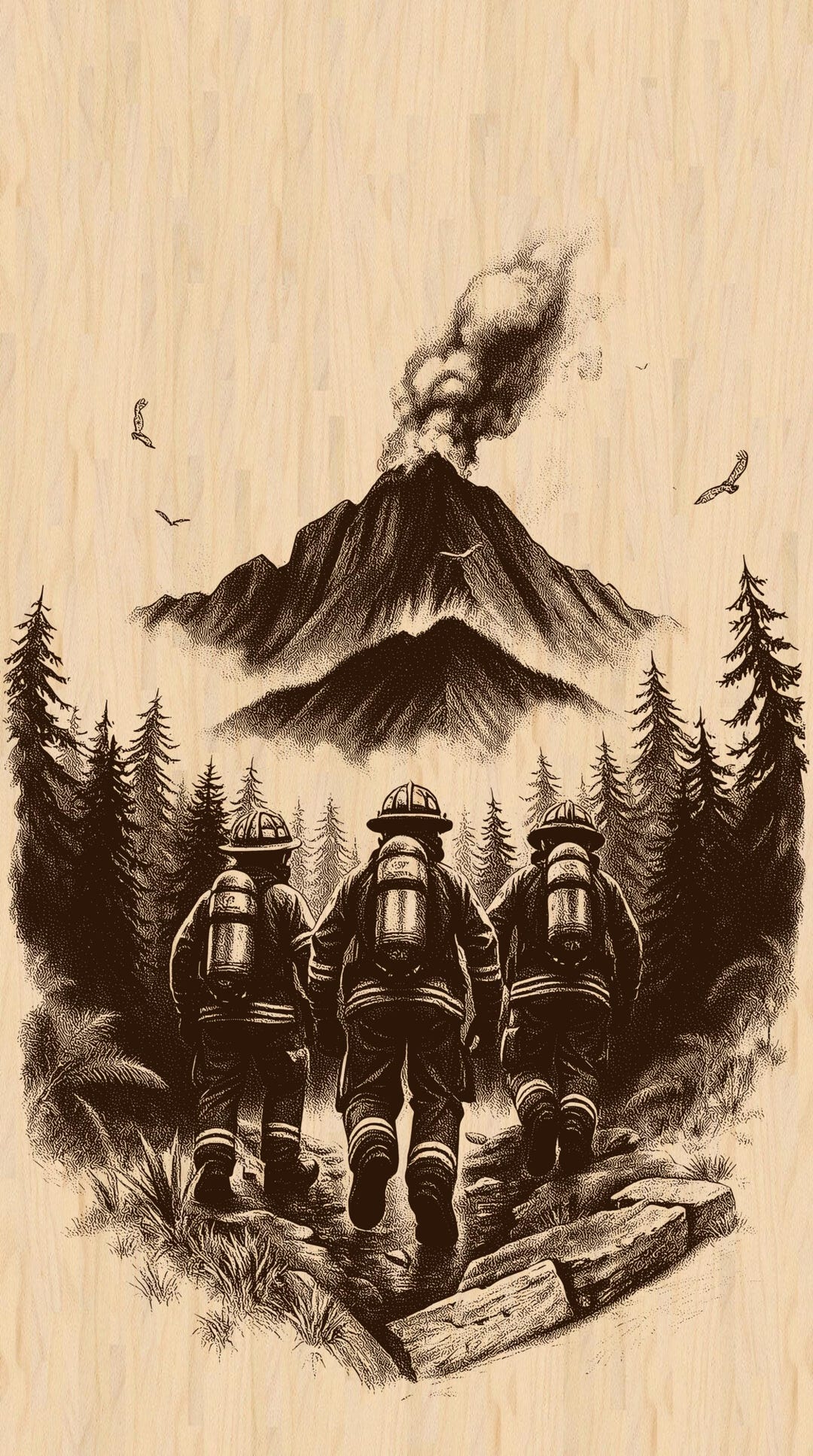 Silver Pack®! Firefighters Wood Laser Engraving Design PNG_SVG_PDF_EPS – Firefighters CNC ...