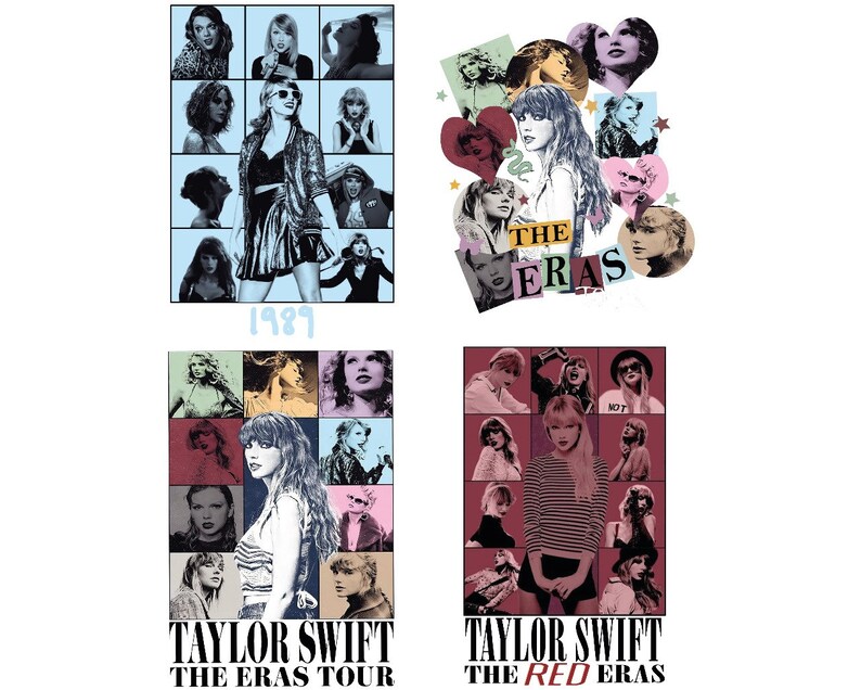 Taylor Swift the Eras Tour 2023 Png, Swiftie Vintage 90s Style Png ...