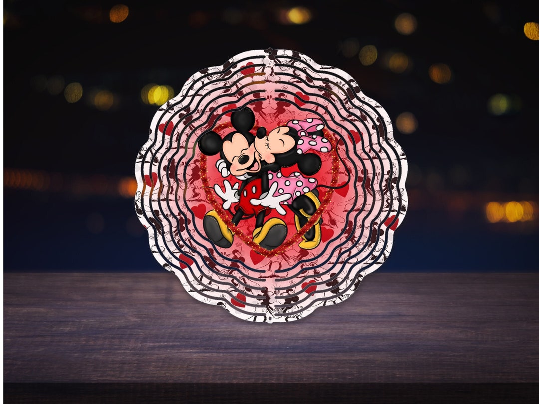 10in. Minnie and Mickey Wind Spinner Digital Download - Etsy
