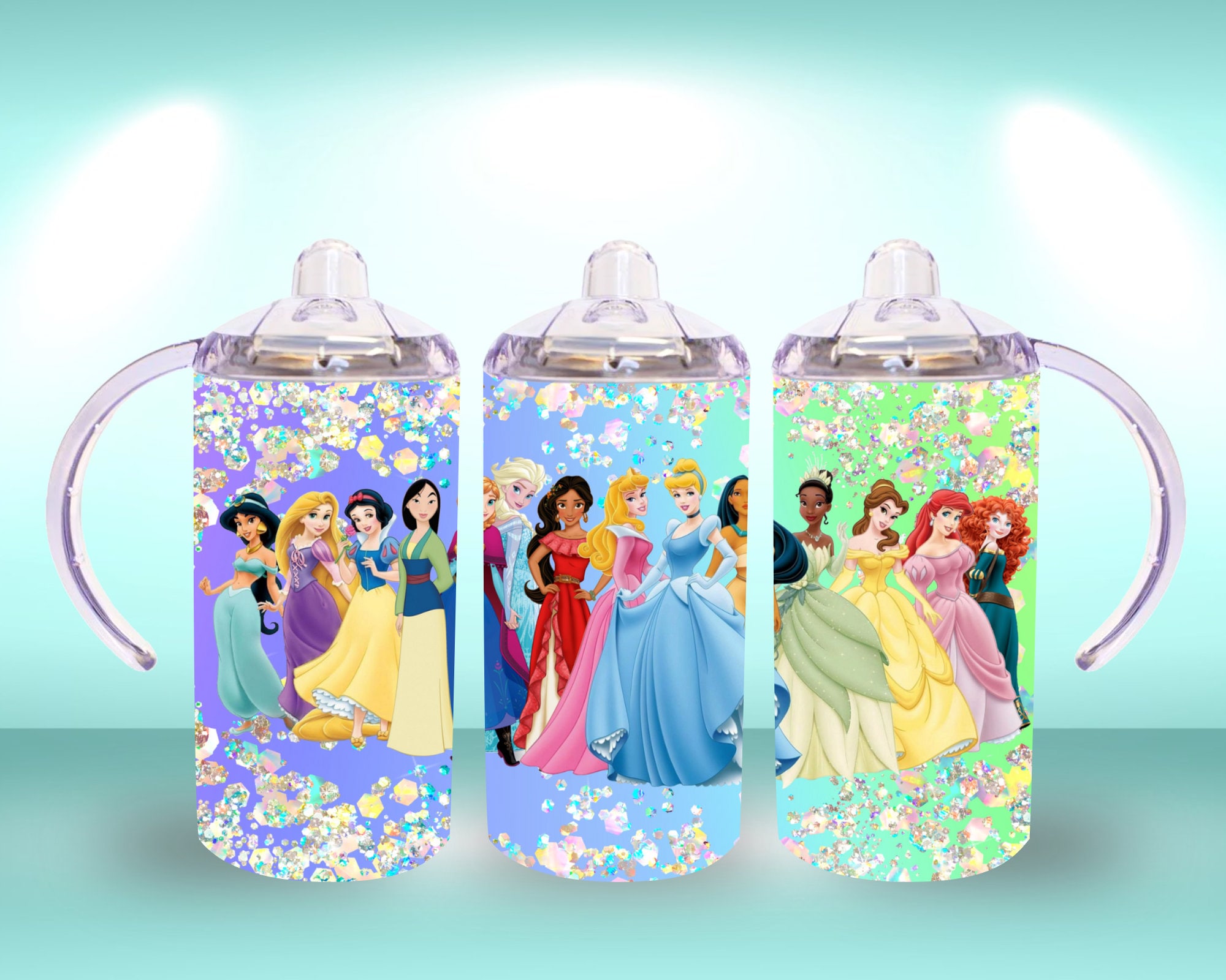12oz. Princess Straight Sippy Cup Tumbler Digital Download - Etsy