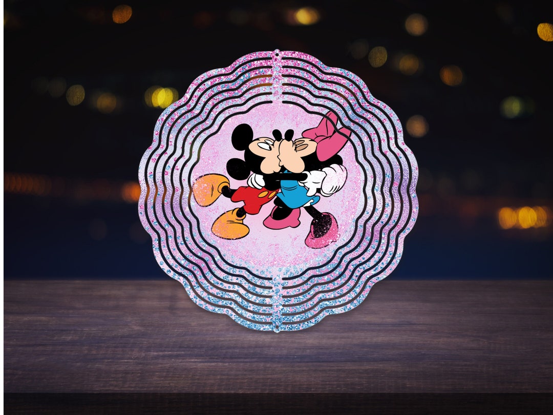 10in. Minnie and Mickey Wind Spinner Digital Download - Etsy