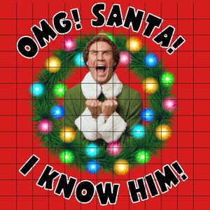 OMG! I Know Santa Transparent PNG Digital Download - Etsy