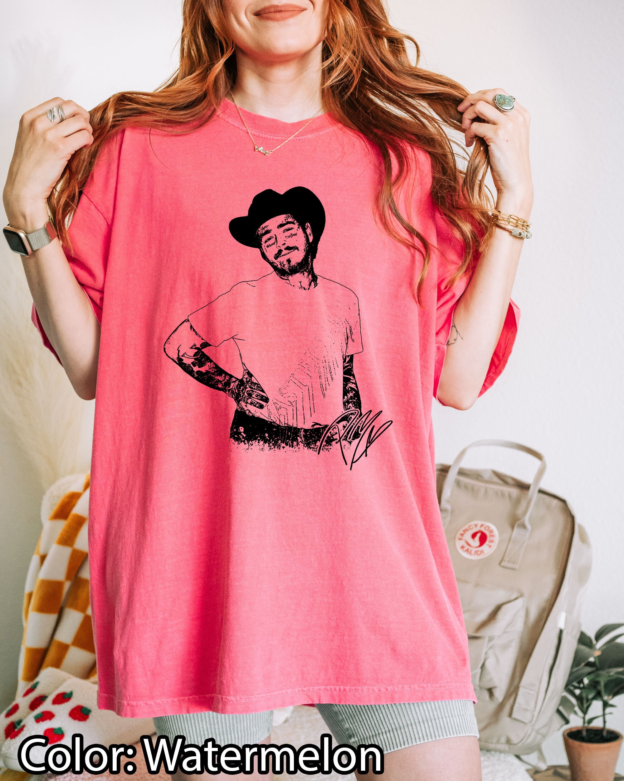 Comfort Colors® Cowboy Post Malone T-shirt, Country Music Shirt, Post ...