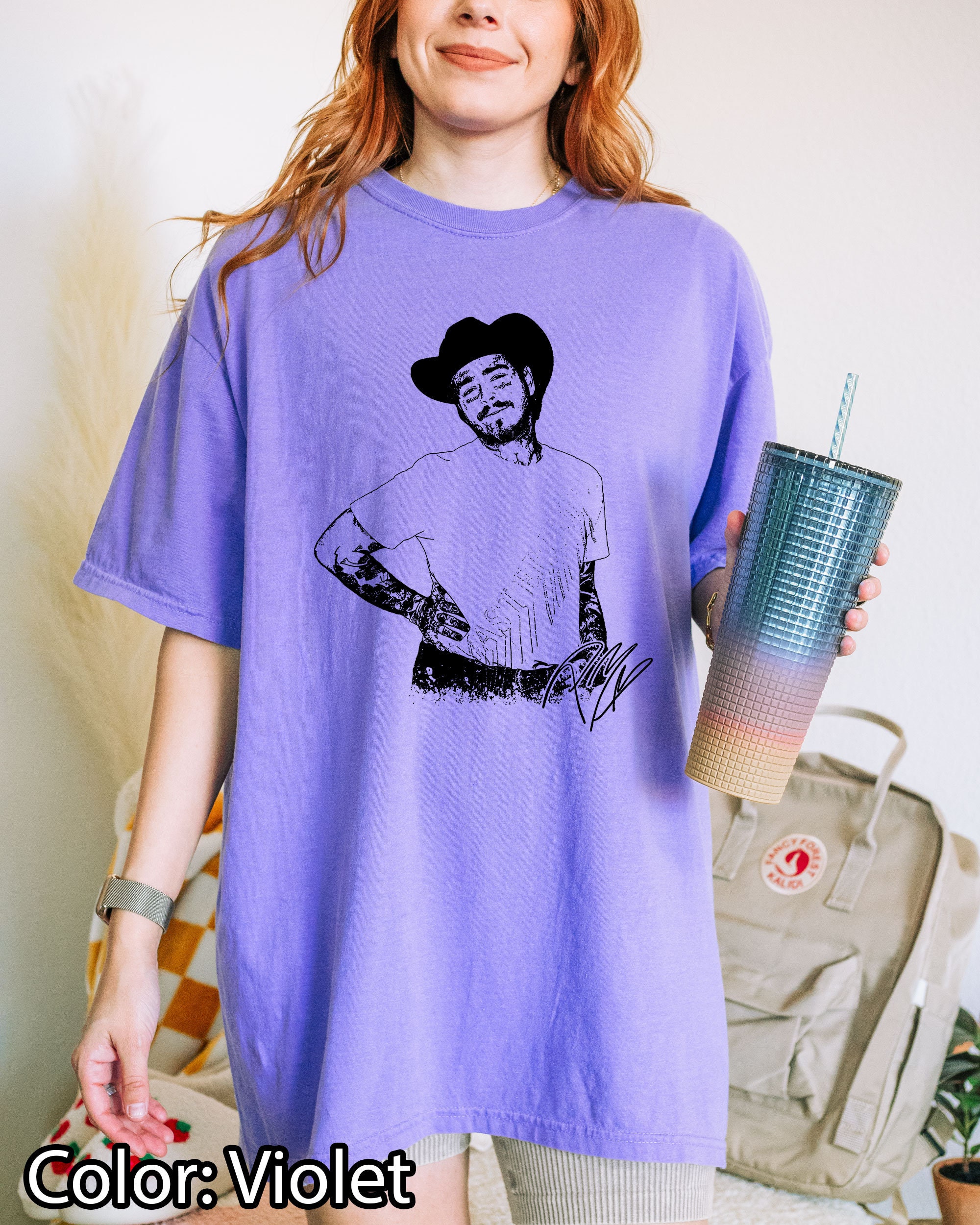 Comfort Colors® Cowboy Post Malone T-shirt, Country Music Shirt, Post ...