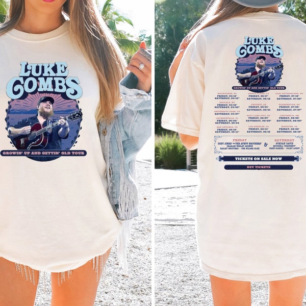 Luke Combs 2024 Concert Merch Etsy