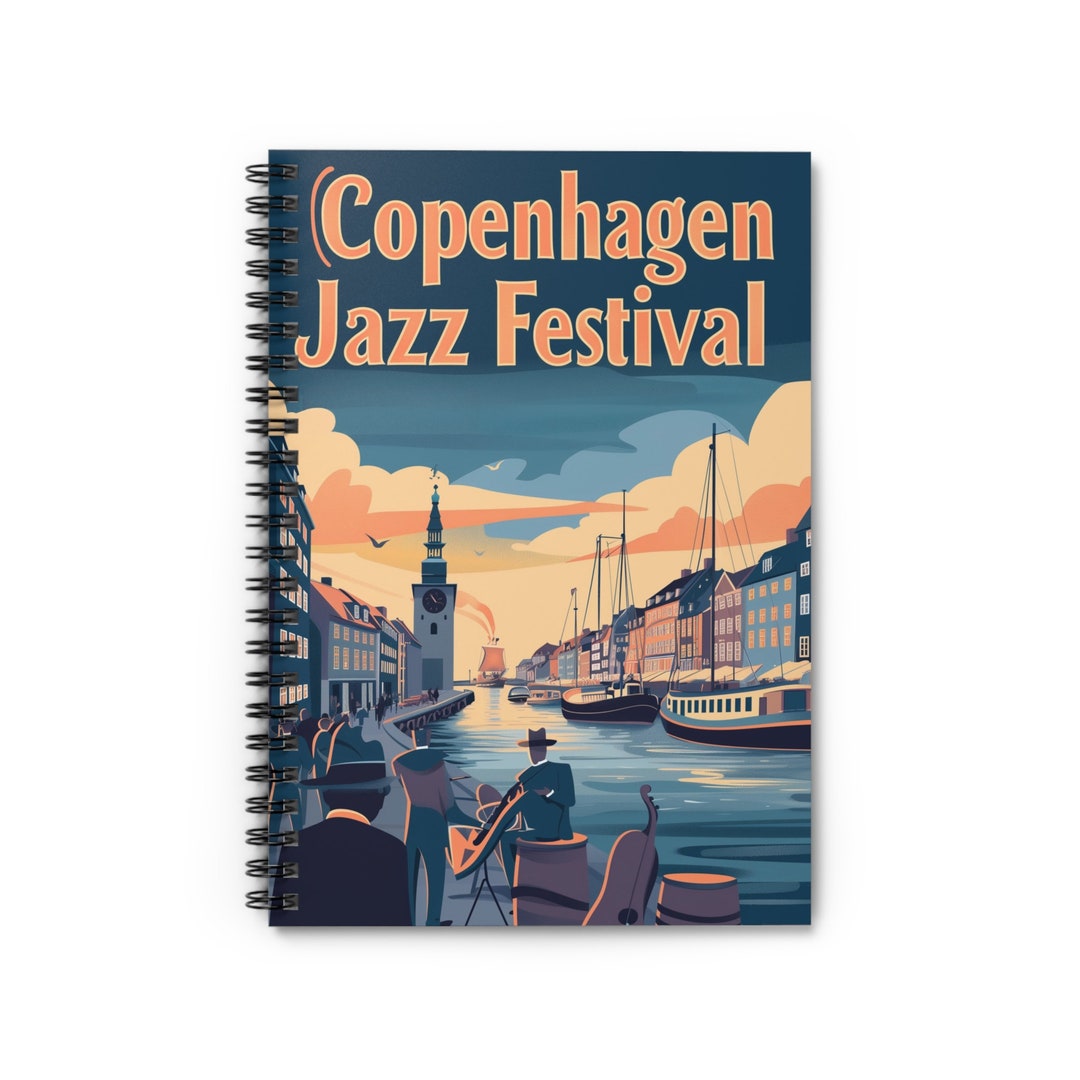 Jazz up Your Stationery: Spiral Notebooks With Stunning Jazz-art Covers ...
