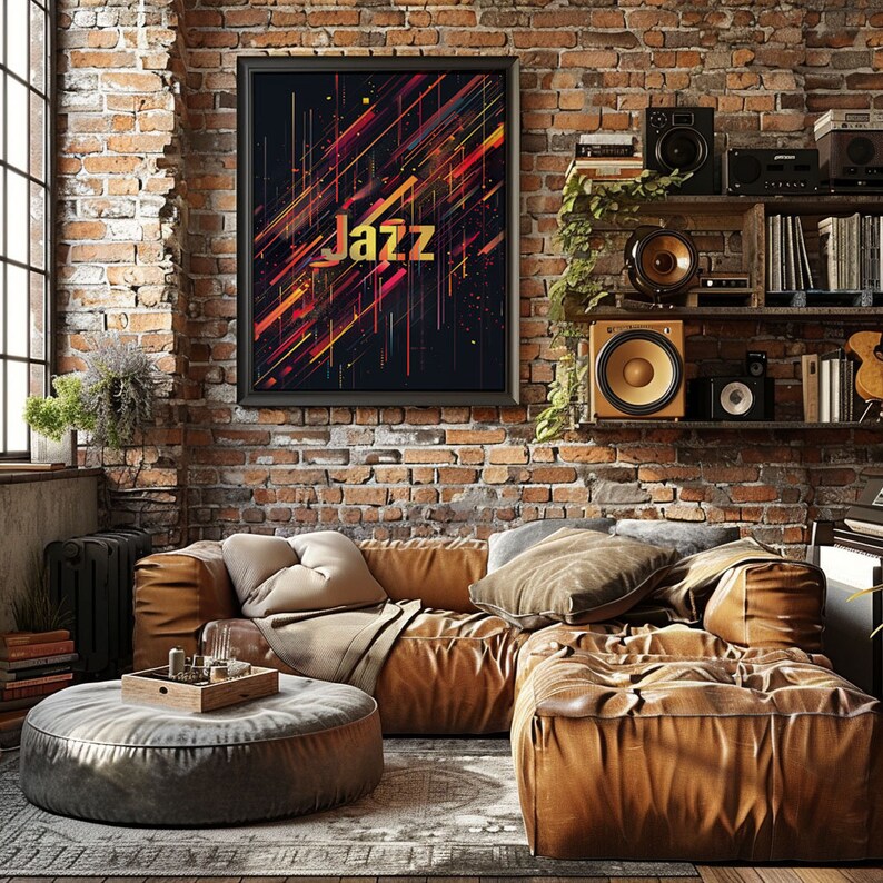 The Feel of Jazz Jazz Poster Jazz Print Gift for Jazz Fan High Resolution Artwork - Etsy