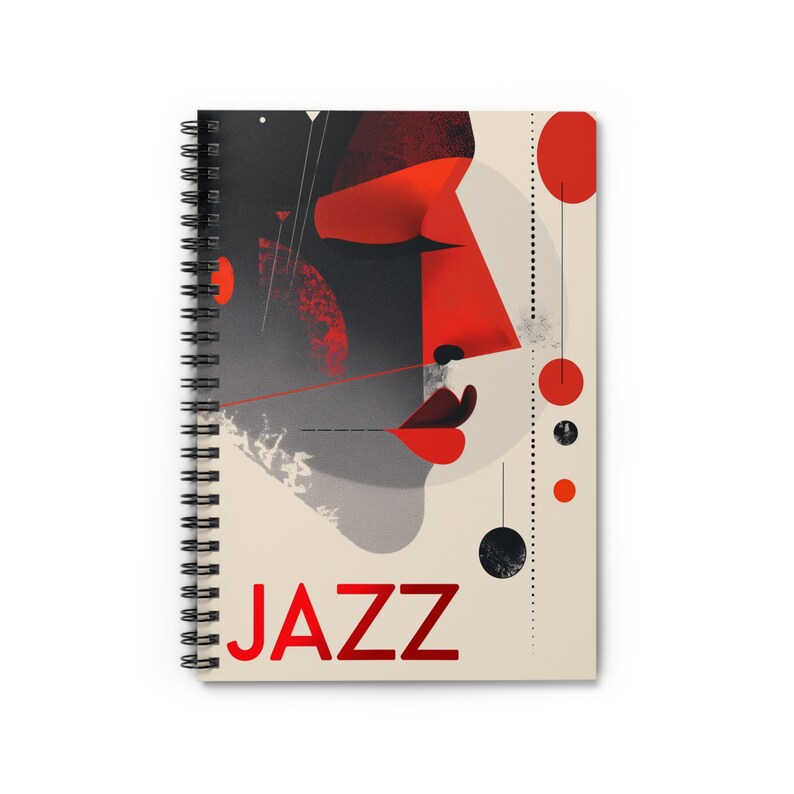 Jazz up Your Stationery: Spiral Notebooks With Stunning Jazz-art Covers ...