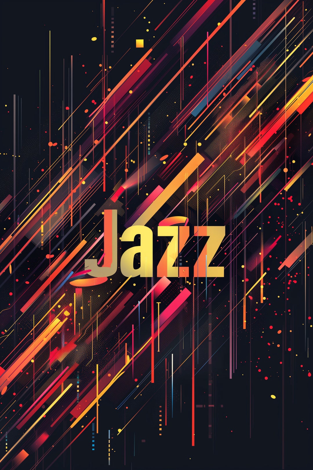 The Feel of Jazz Jazz Poster Jazz Print Gift for Jazz Fan High ...