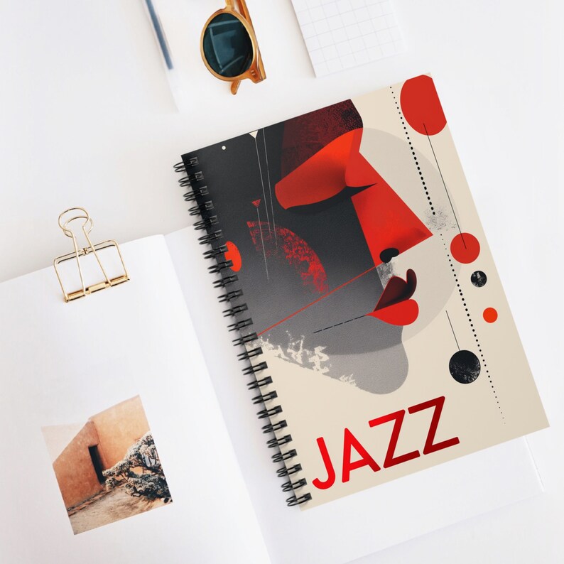 Jazz up Your Stationery: Spiral Notebooks With Stunning Jazz-art Covers ...