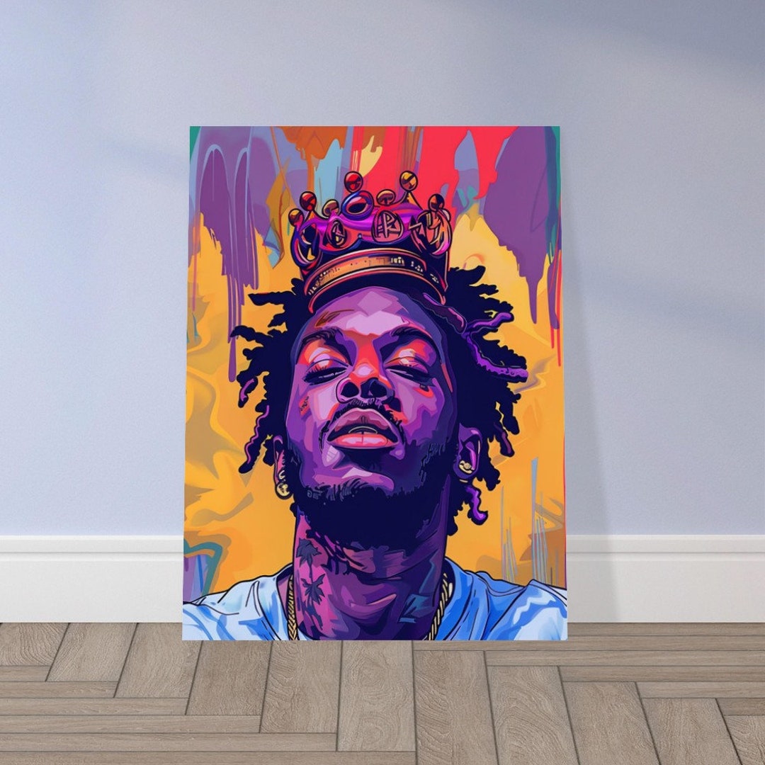 Poster King Kendrick Lamar Cartoon - Etsy