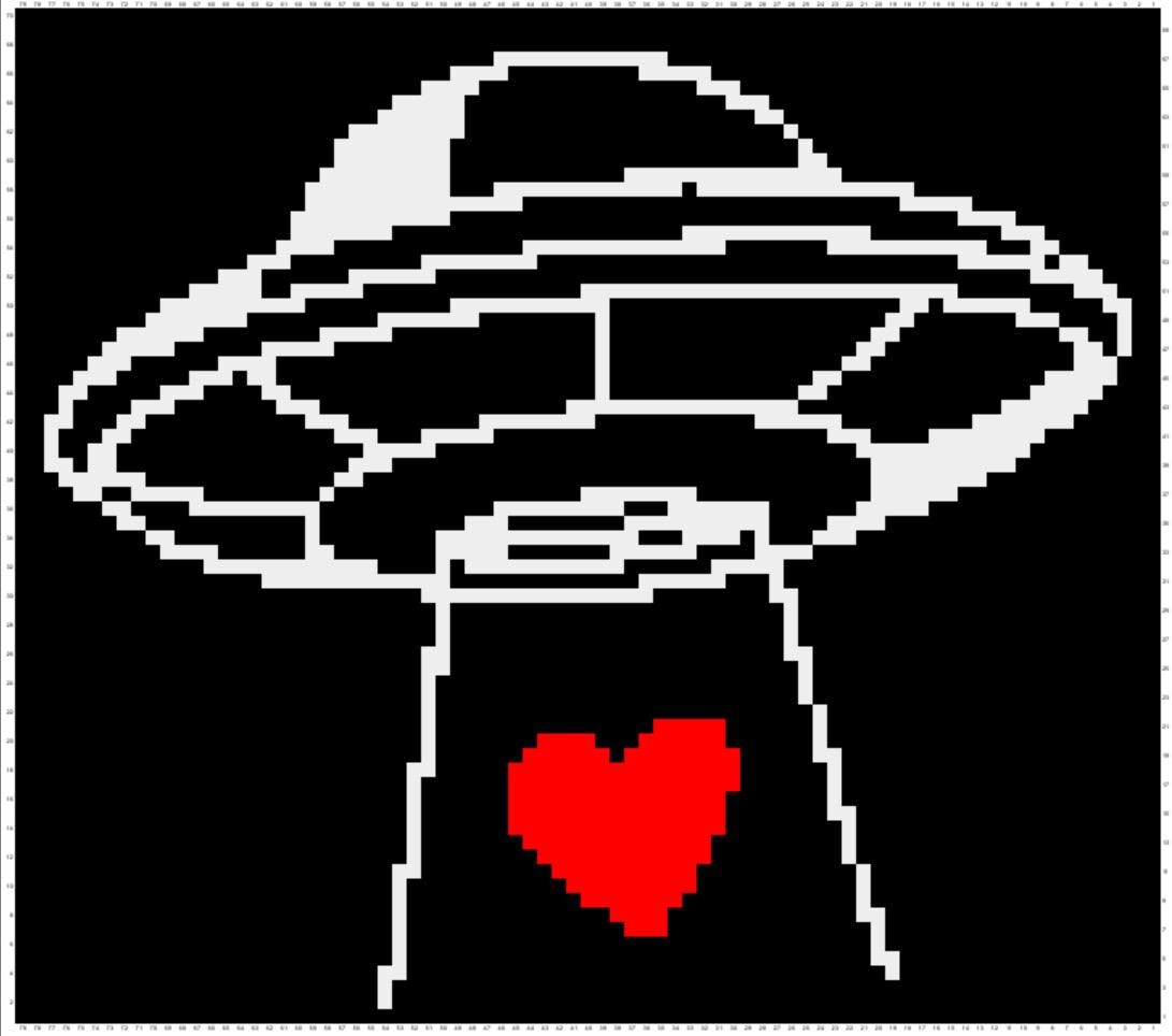 UFO Tapestry Crochet Pattern / Wall Hanging / Space Ship Tapestry - Etsy