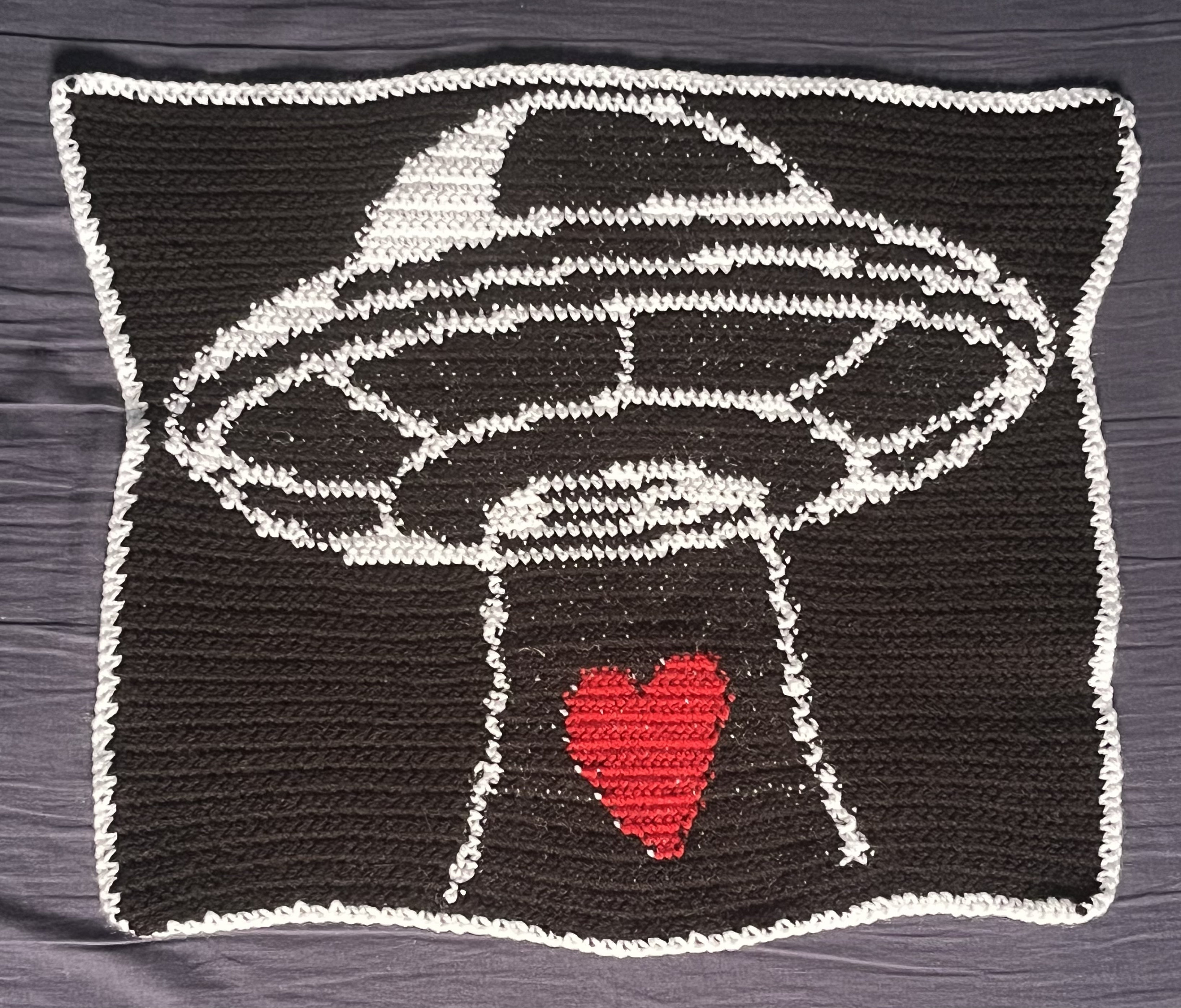 UFO Tapestry Crochet Pattern / Wall Hanging / Space Ship Tapestry - Etsy