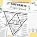 Prayer Pyramid KIDS CRAFTS - Etsy