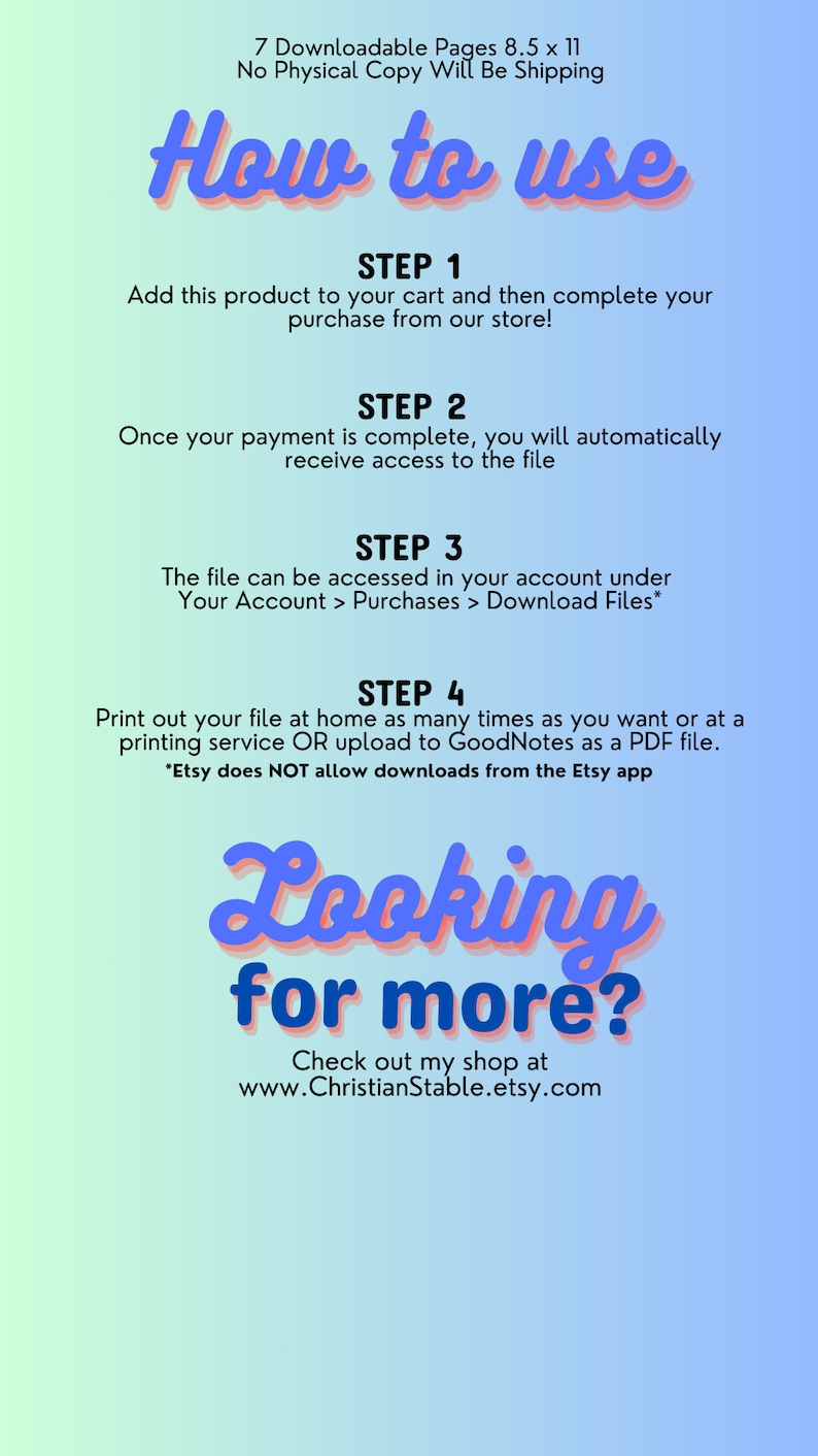 SPECK Bible Study Method - Etsy