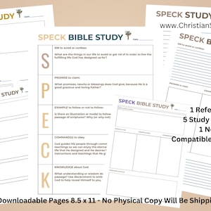 SPECK Bible Study Method - Etsy