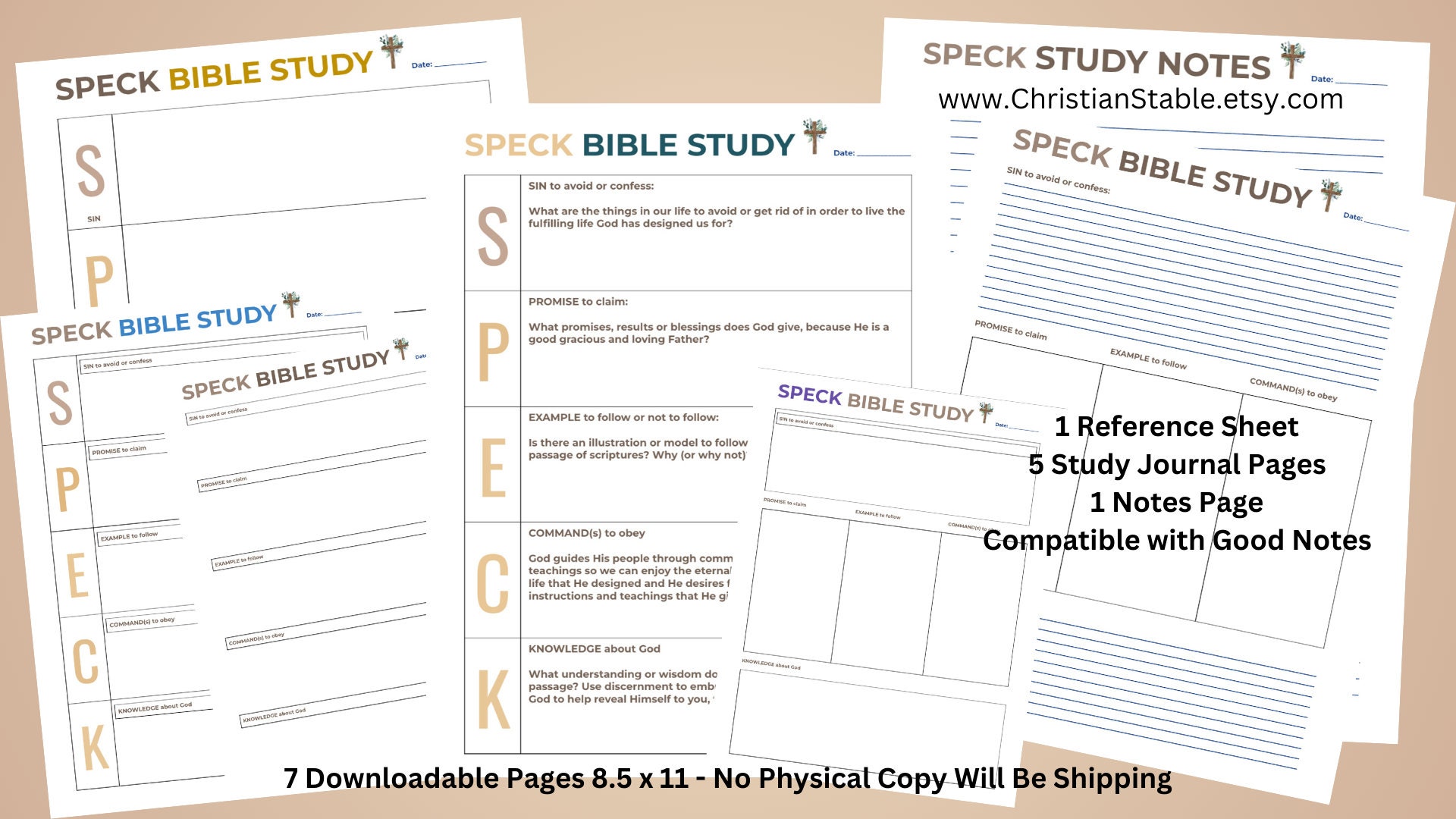 SPECK Bible Study Method - Etsy
