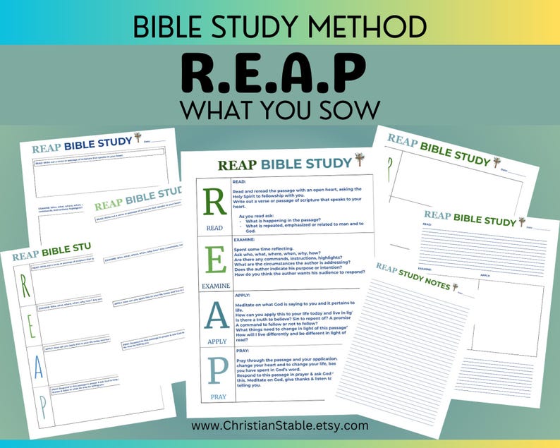 REAP Bible Study - Etsy