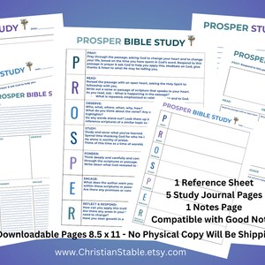 PROSPER Bible Study Method - Etsy