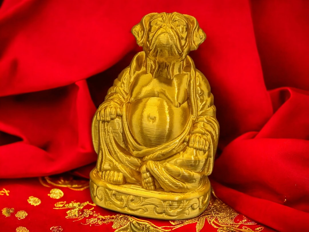 Boxer Dog Buddha Statue - Etsy