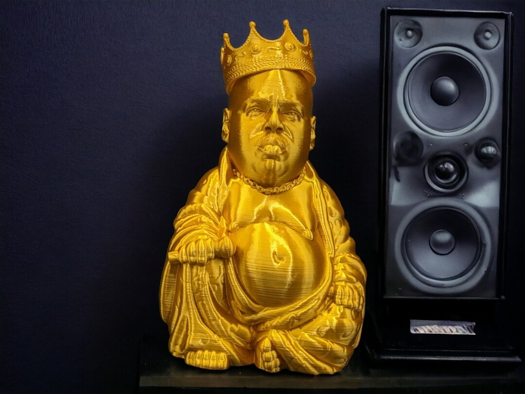 Biggie Smalls Buddha Statue, Notorious BIG 90s Hip Hop Rap Legends, 90s ...