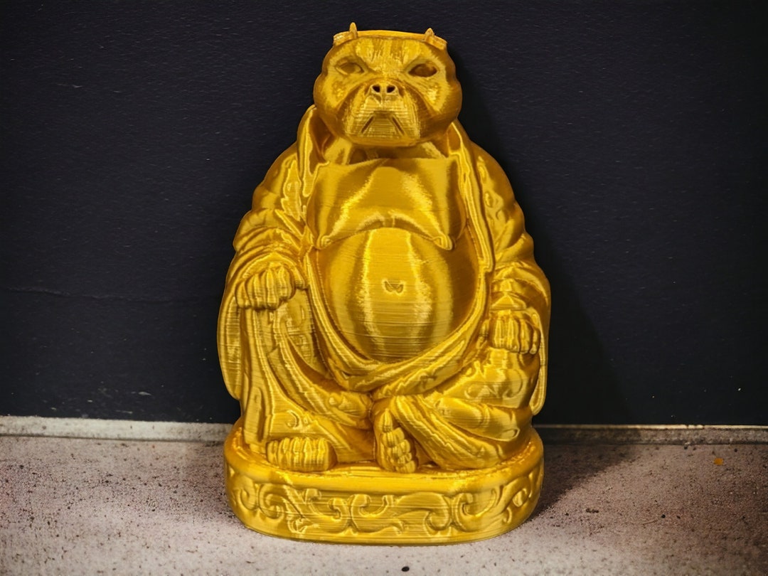 Pit Bull Dog Buddha Statue - Etsy