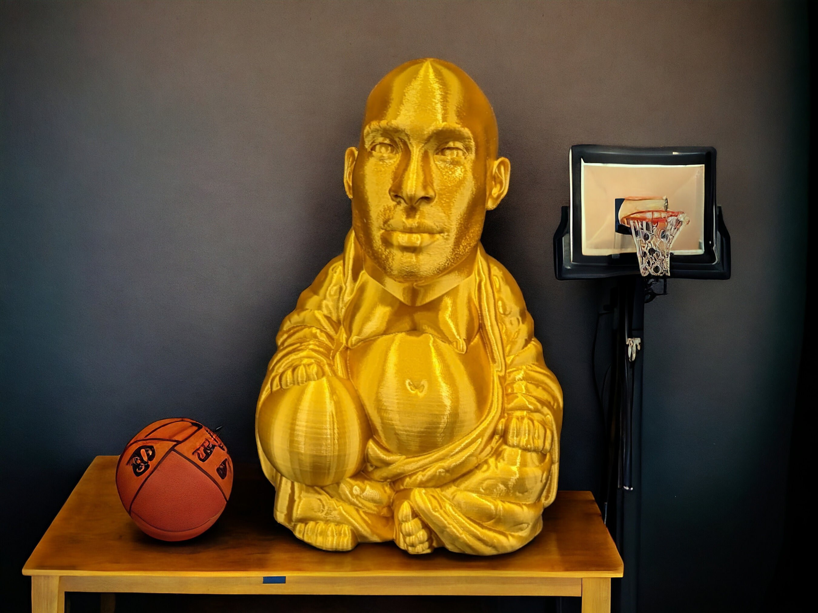 Kobe Buddha Statue, Kobe Bryant Sculpture, 90s Basketball Gifts, LA ...