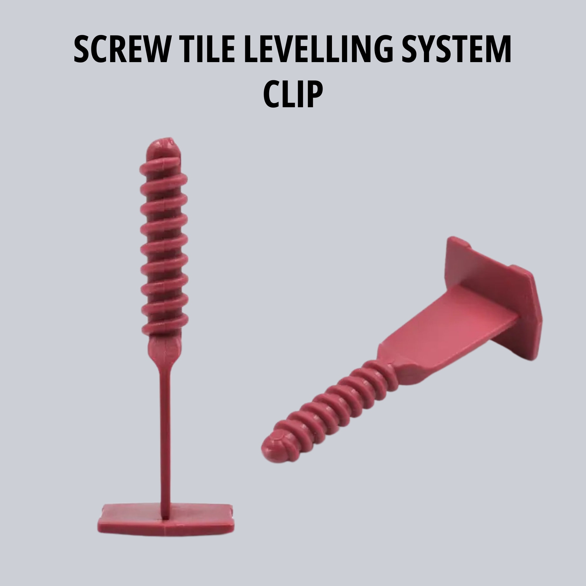 Helical Tile Levelling System - Clips 1.5mm (500 Pcs) Tile Levelling ...
