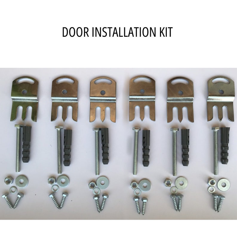 Door Installation System Kit (3D) Fasteners for Hidden Installation of ...
