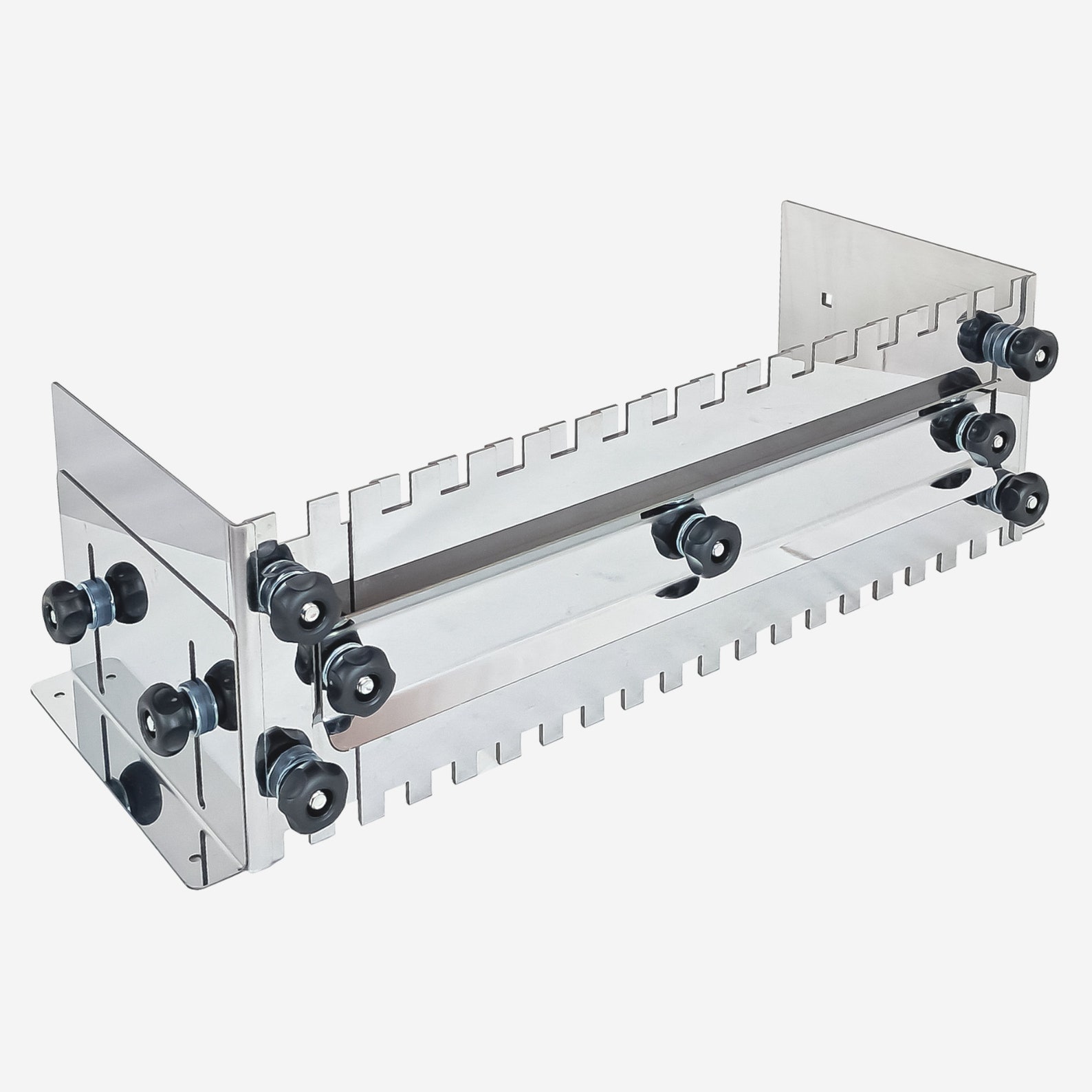 Two-sided Adjustable Trowel Box Stainless Steel Teeth 10/12mm Tiling ...