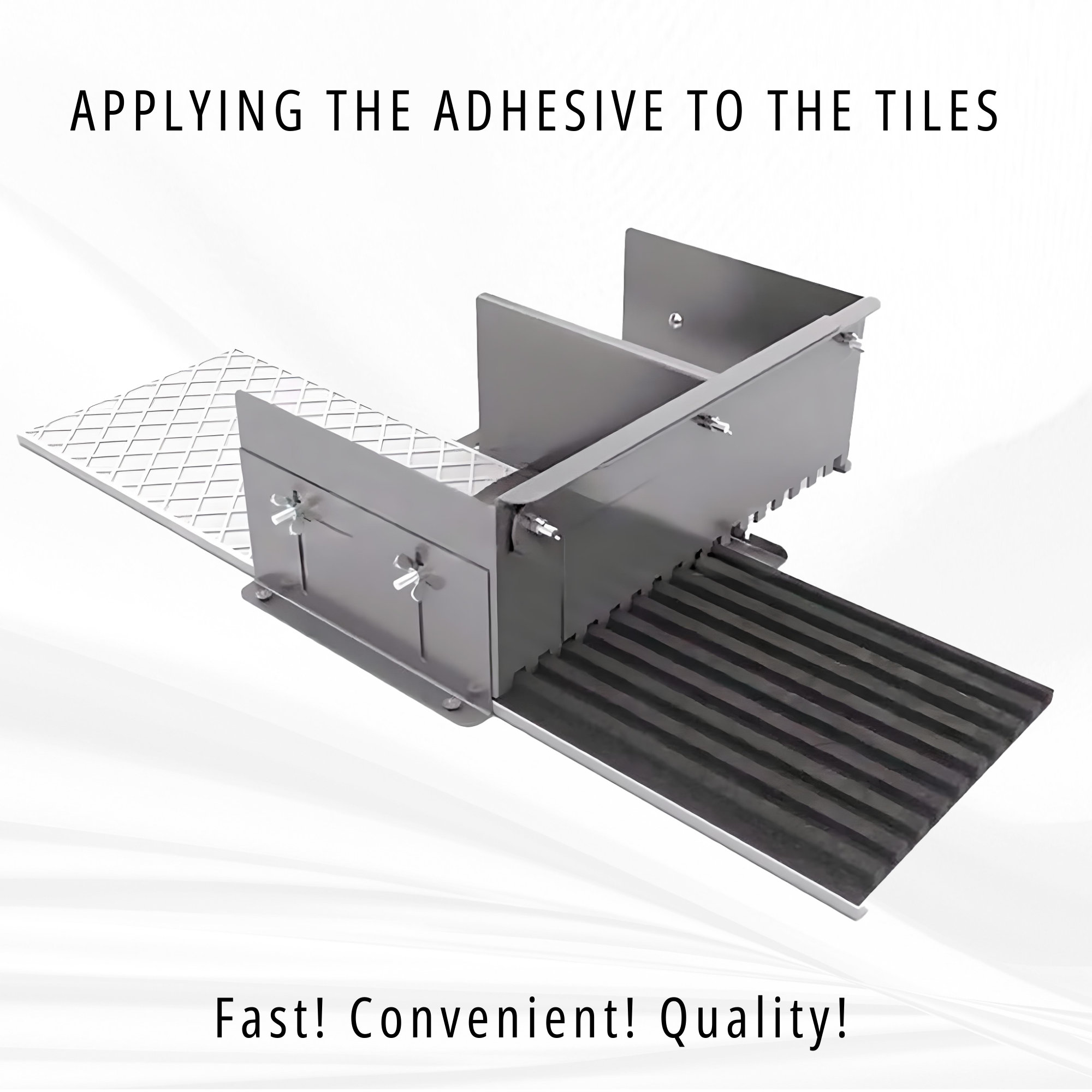 Adjustable Trowel Box Stainless Steel Trowel Tool TEETH 14*14mm Trowel ...