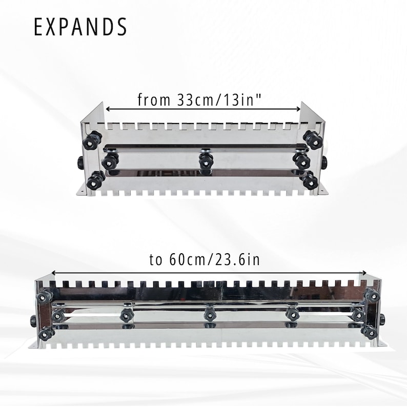 Two-sided Tile Adhesive Spreader Stainless Steel Trowel Tool Teeth 10 ...