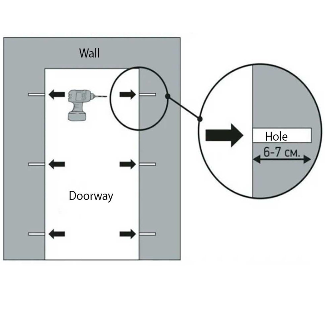 Door Installation System Kit (3D) Fasteners for Hidden Installation of ...
