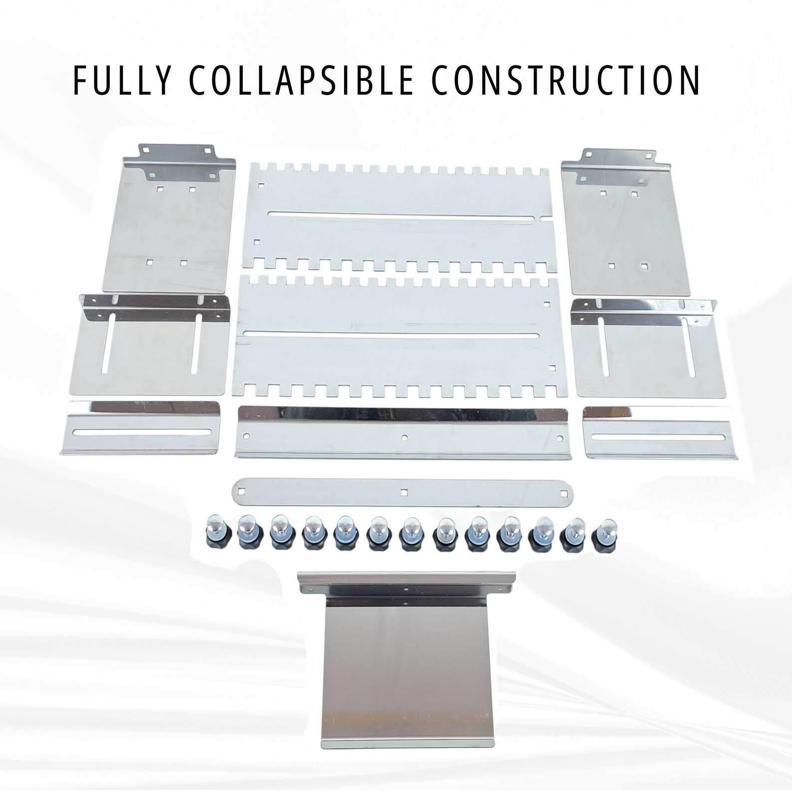 Two-sided Adjustable Trowel Box Stainless Steel Teeth 10/12mm Tiling ...