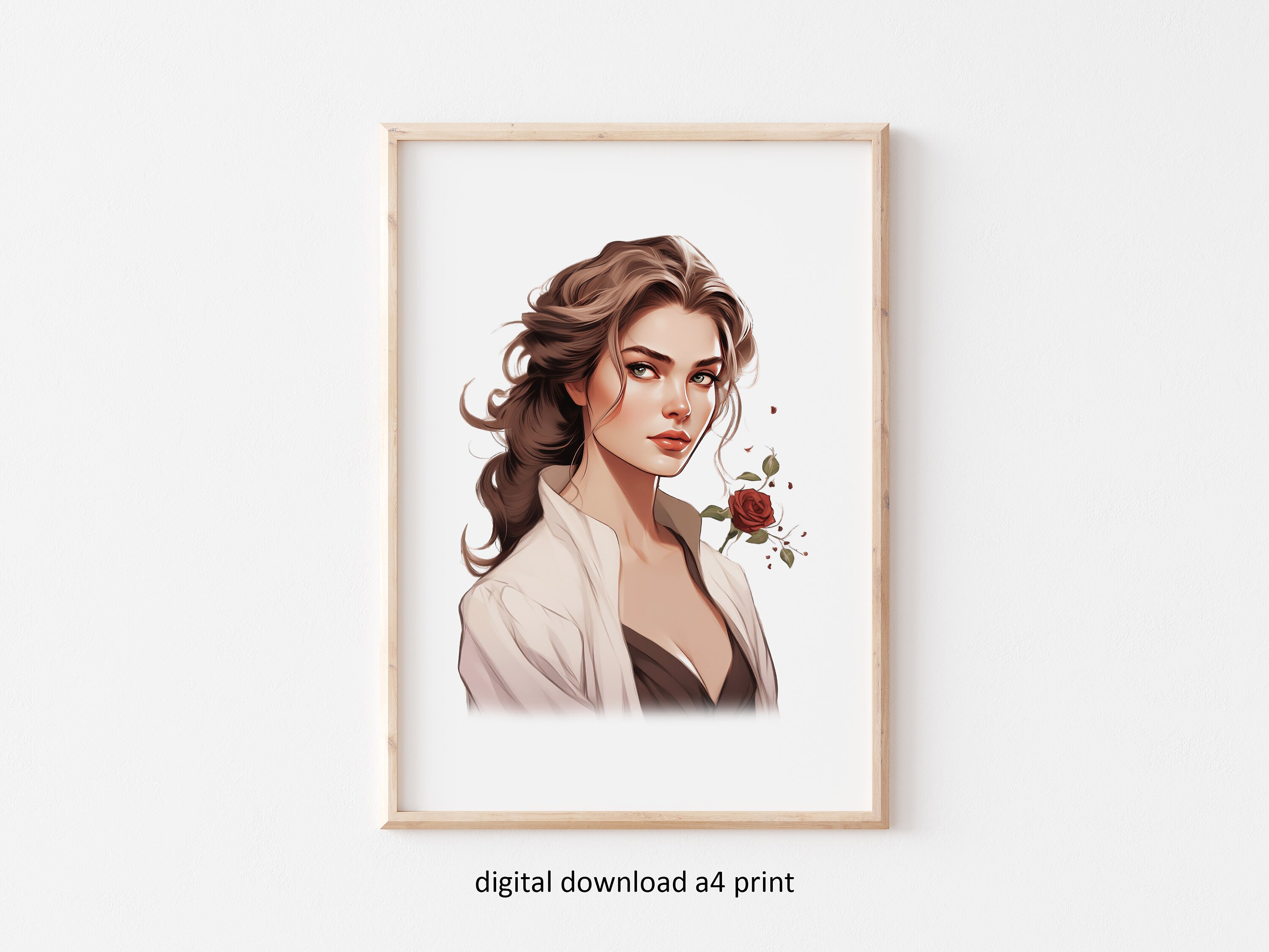 Printable ACOTAR Feyre Art,printable Feyre Poster,feyre Print,feyre ...