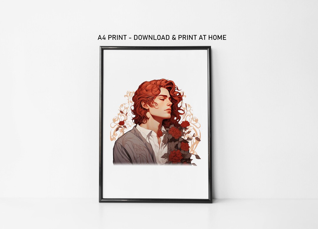 ACOTAR Lucien Poster,printable Lucien Wall Art,lucien Picture,rhys ...