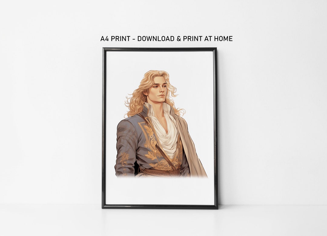 Printable ACOTAR Tamlin Poster,a4 Tamlin Picture,tamlin Wall Print ...