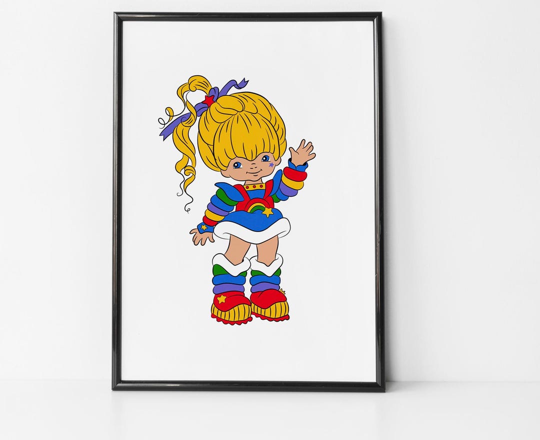 Rainbow Brite Poster 80s Poster Rainbow Brite Art 80s Cartoons Poster ...