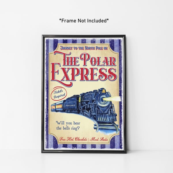 Polar Express Sign - Etsy