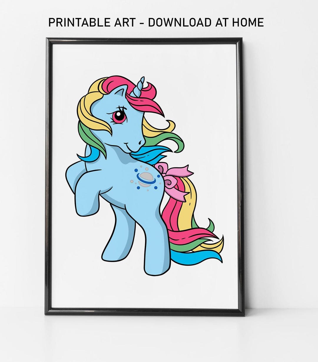 My Little Pony Poster,80s Poster,vintage My Little Pony,80s Kid Poster ...
