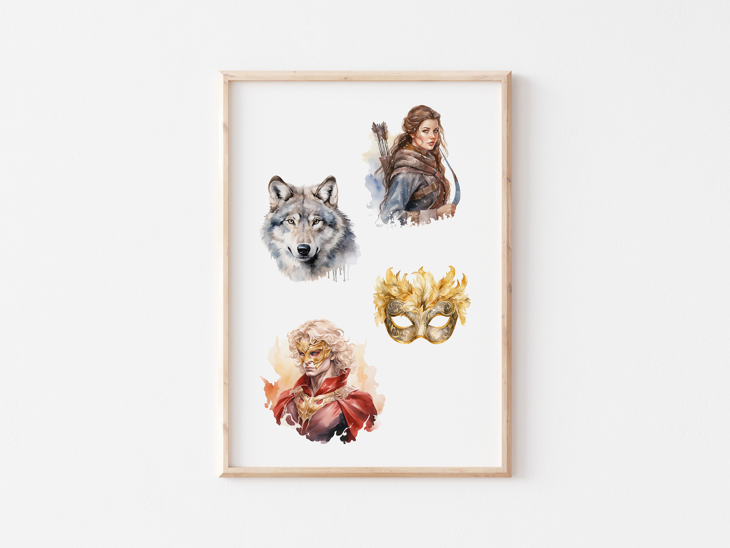 ACOTAR Feyre Tamlin Art,printable Acotar Art,feyre Print,tamlin Print ...