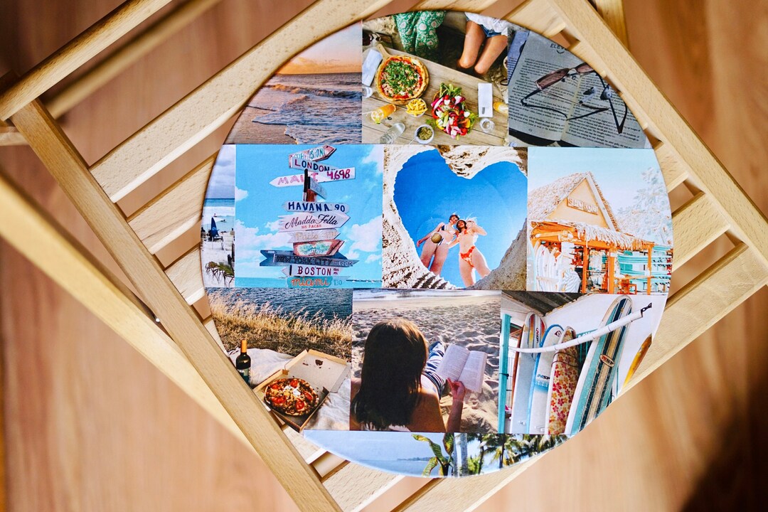 Custom Made Vinyl Collage Record, Boyfriend & Girlfriend Gift Idea - Etsy