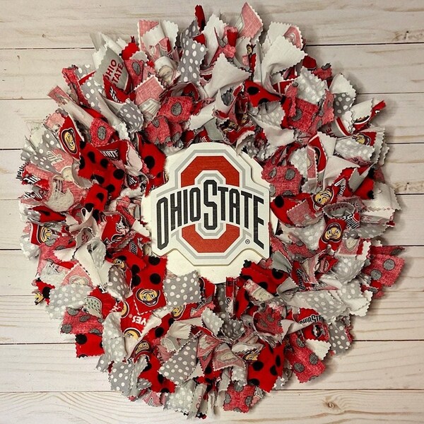 Ohio State Wreath Ribbon - Etsy
