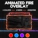 Animated Fire Twitch Overlay Stream Package | Twitch, Youtube, Kick ...