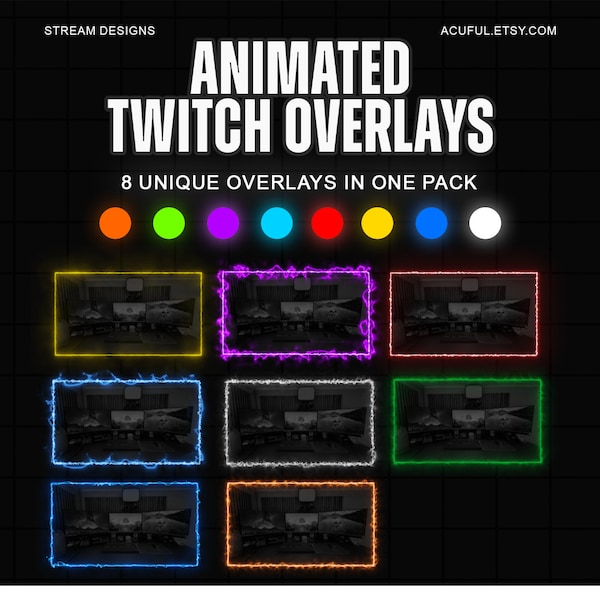 Twitch Borders and Frames - Etsy