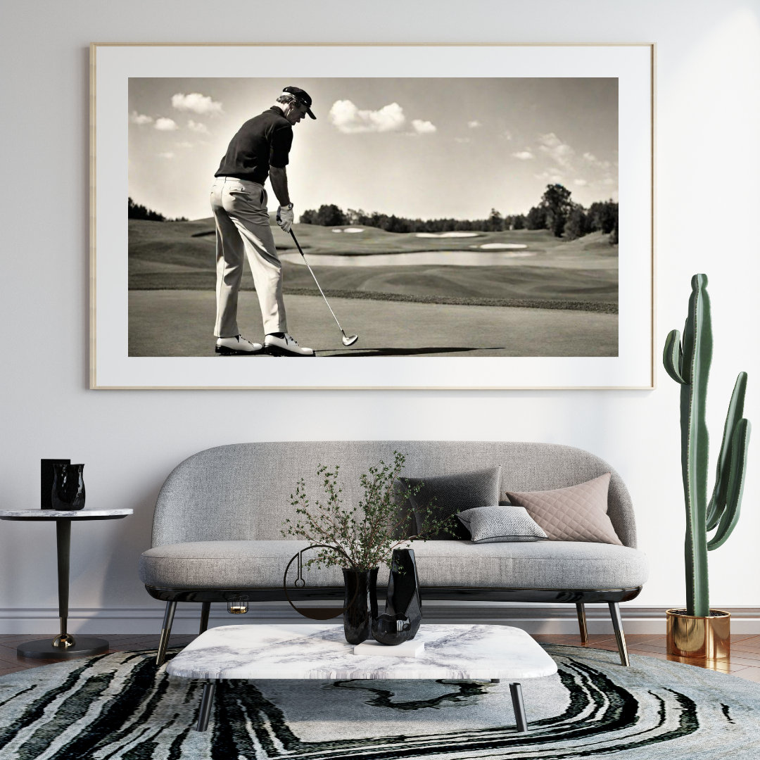 Golf Wall Art, Black and White Art, Golf Print, Vintage Wall Art, Funny ...