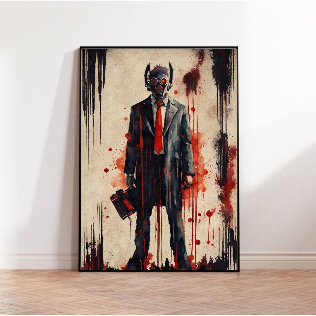 Saw Poster Horror Movie Enthusiast Decor Terrifying Saw Art Print Spine ...