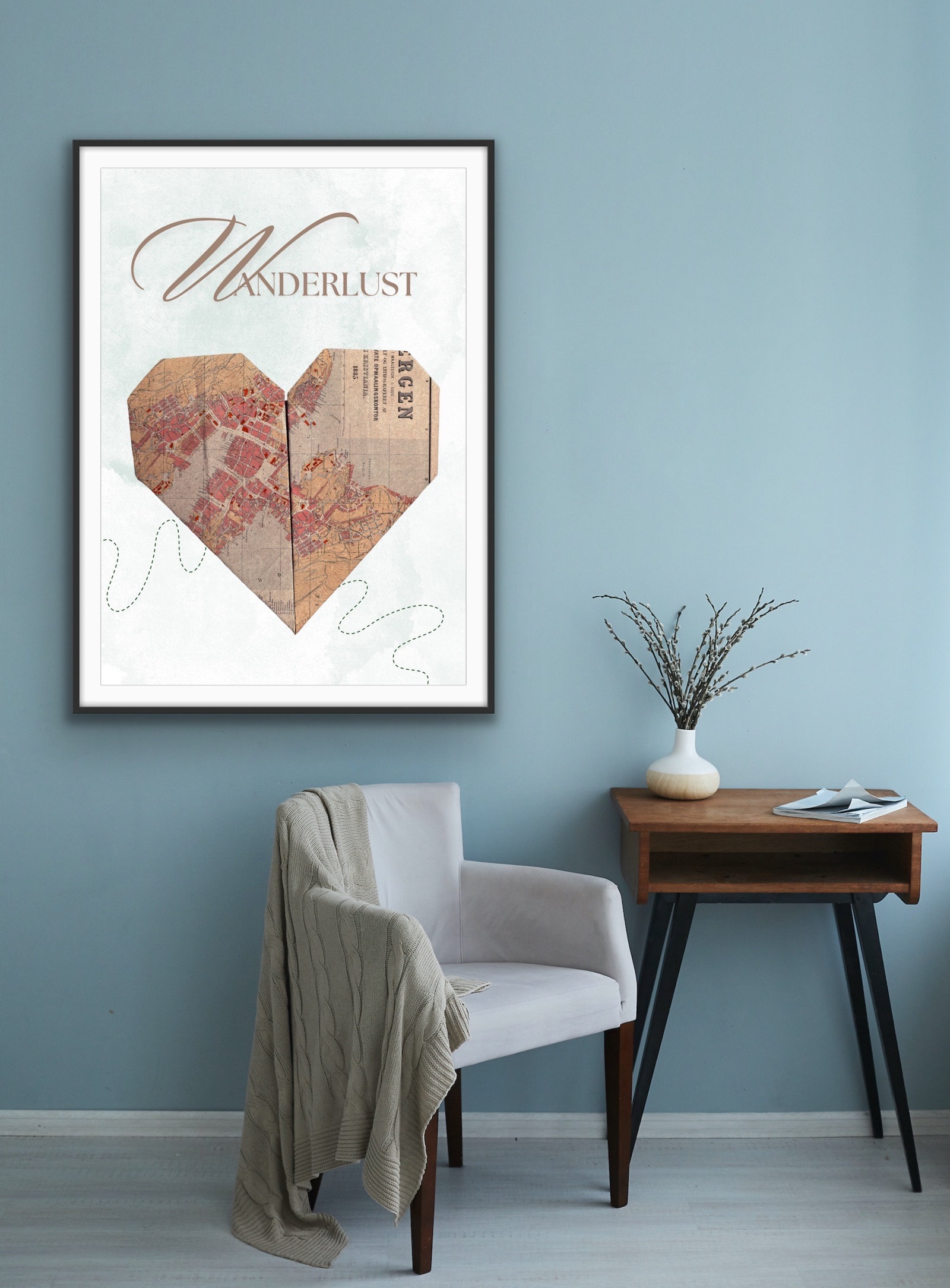 Digital Poster Wanderlust Wall Art Instant Download Printable Travel ...