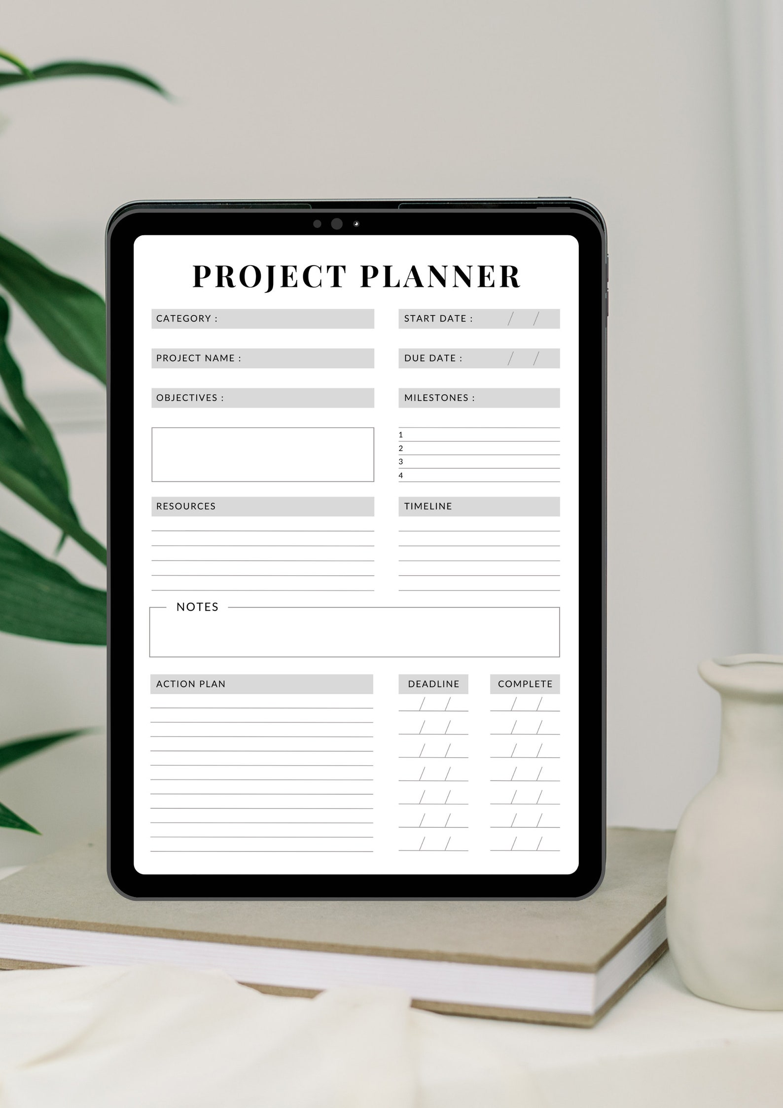 Project Planner, Projects, Work Project Planner, Event Planner, Project ...
